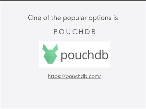 Dealing With Data Offline In Web Apps Speaker Deck