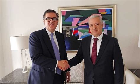 Министър Кондов и помощник държавният секретар на САЩ ОБрайън об