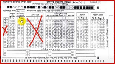 BTEB Computer Office Application Exam কভব OMR Sheet পরন করবন