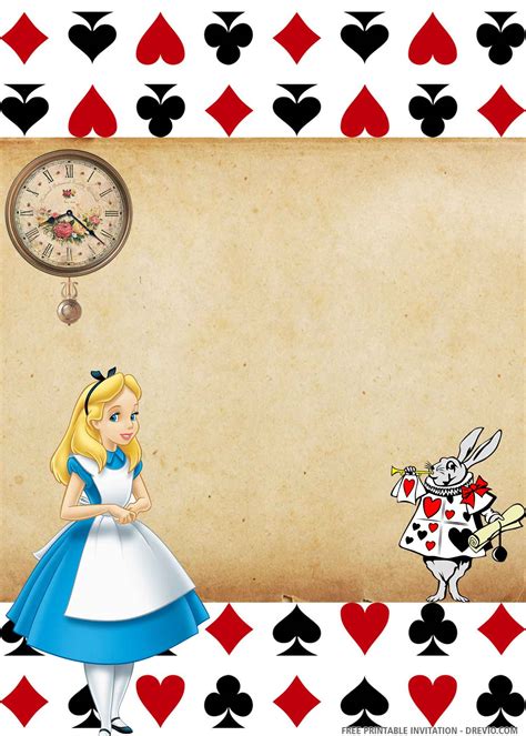 Alice In Wonderland Printable Decorations Plan Your Year Easily