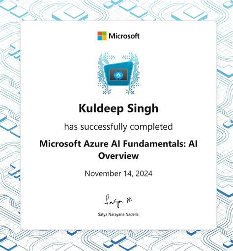 Today I Earned My Microsoft Azure Ai Fundamentals Ai Overview Trophy Im So Proud To Be