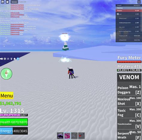 God Level Player Rbloxfruits