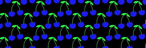 체리 과일 녹색 파란색 및 검은 색 완벽 한 패턴입니다 미니멀리스트 스타일의 과일로 구성 배너 포스터 축제 및 파티에 대 한