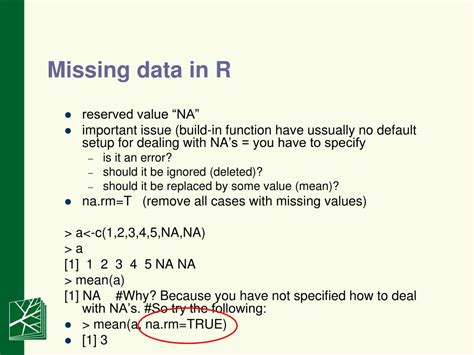 Ppt Types Of Variables Treatment Of Missing Data Powerpoint Presentation Id5765629