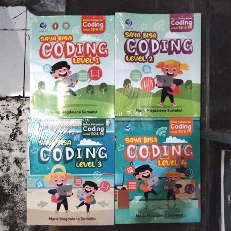 Jual Buku Paketan Pelajaran Coding Untuk Sdandmi Saya Bisa Coding Level 1 2 3 4 Shopee Indonesia