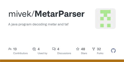 Github Mivek Metarparser A Java Program Decoding Metar And Taf