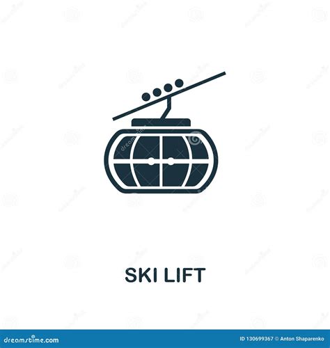 Ski Lift Icon Premium Style Design From Winter Sports Icon Collection Ui And Ux Pixel Perfect