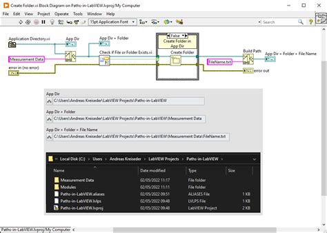 Labview Programmatically Determine Paths Kreiseder It Services