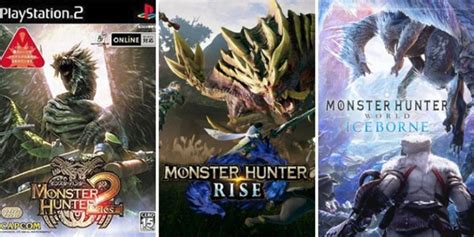 Monster Hunter Games Main Titles In Order Of Chronological Release