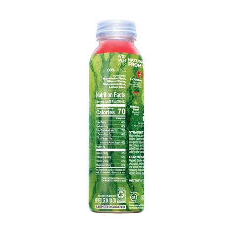 Wtrmln Wtr Cold Pressed Watermelon Water 12 Fl Oz Wholefoods Market