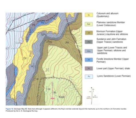 Solved EXERCISE INTERPRETING GEOLOGIC MAPS One Common Use Of Geologic Course Hero