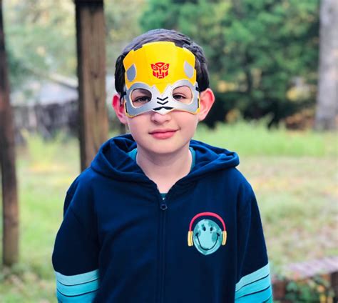 Transformers Bumblebee Mask Template