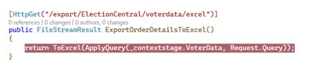 Excel Export Controller Radzen Blazor Components Radzen