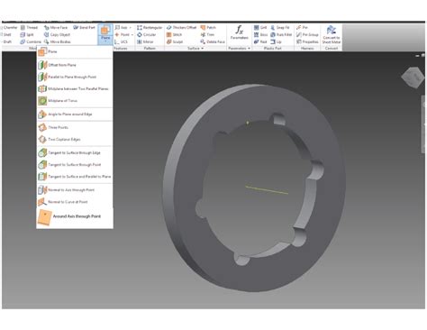work plane around axis through point autodesk community
