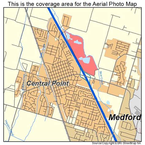 Aerial Photography Map Of Central Point Or Oregon