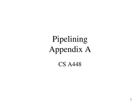 Ppt Pipelining Appendix A Powerpoint Presentation Free Download Id5743503