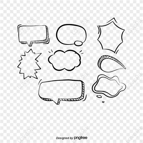 만화 속 대화상자 벡터 도 말풍선 일러스트 Png 일러스트 무료 다운로드 Lovepik