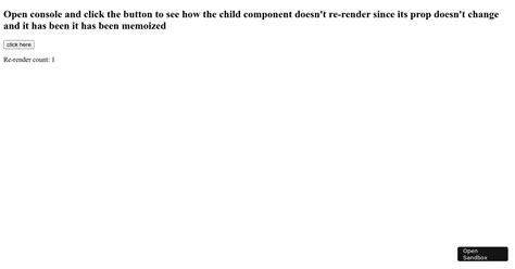 Preventing Re Render With Reactmemo Codesandbox