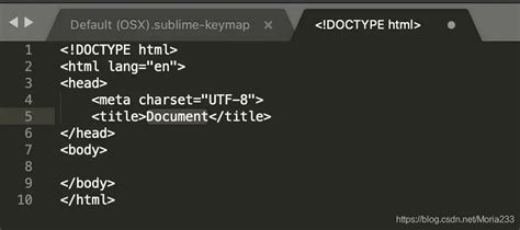 Sublime按tab键无法补全html页面模板解决办法sublime Text 2 输入thml怎么没有模块补全 Csdn博客
