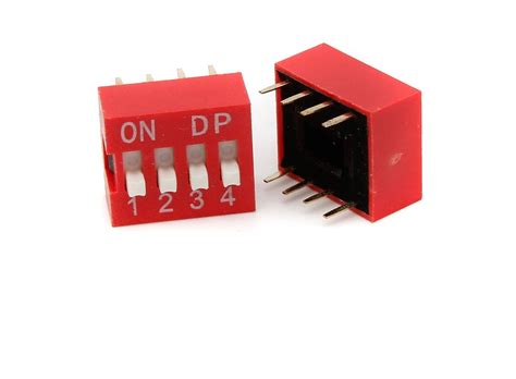 Dip Switch 4 Posiciones 4p Arduino Proyecto Electronica Siec