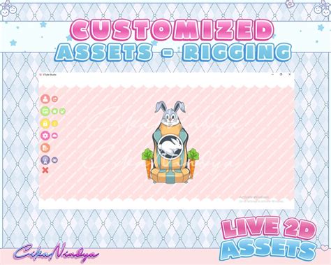 Vtuber Assets Live2d Asset Design Asset Twitch Assets Etsy
