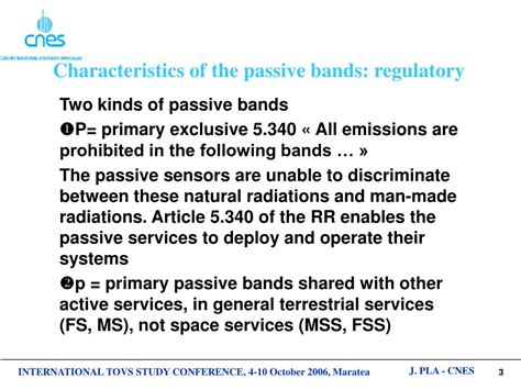 PPT PASSIVE MICROWAVE PROTECTION IMPACT OF RFI INTERFERENCE ON SATELLITE PASSIVE OBSERVATIONS