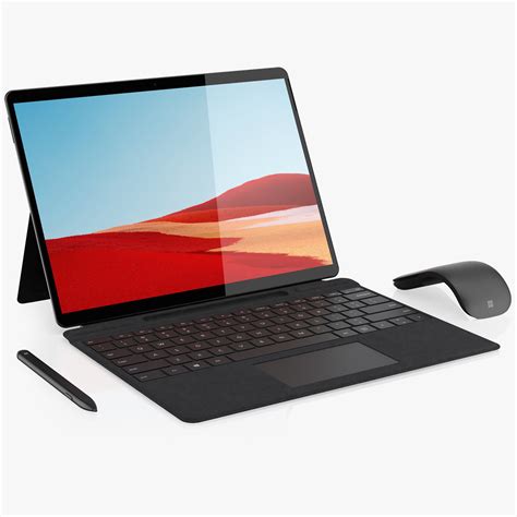 Microsoft Surface Pro X D Model Turbosquid