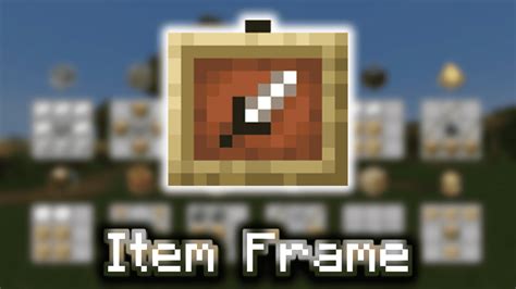 Minecraft How To Make A Frame At Pearl Murray Blog