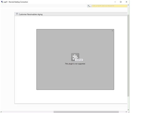 Solved Dashboard Error Sap Community