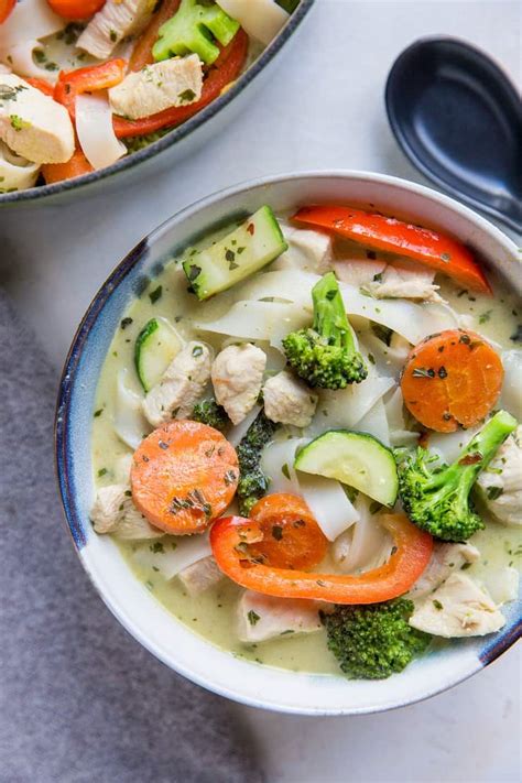 Green Curry Thai Noodle Soup The Roasted Root