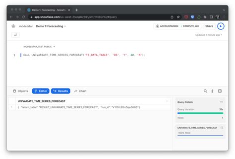 Time Series Forecasting In Snowflake Using Sql Towards Data Science