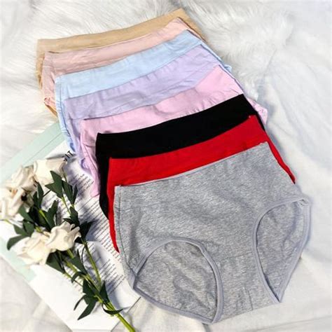 미퓨어 면팬티5p세트 미퓨어 하이웨스트 복부 면 코튼 팬티 5p