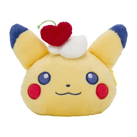 Pikachu Face Pouch Bag Valentines Day Authentic Japanese Pokémon Merch Worldwide Delivery