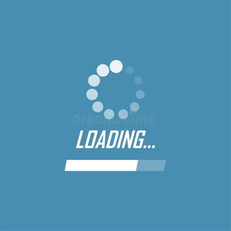 System Software Update And Upgrade Concept Loading Process Screen Stock Vector Illustration