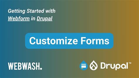 Customize Forms Webwash