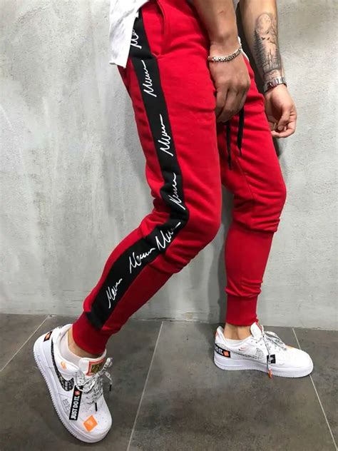 Новейшие модные мужские длинные штаны для тренажерного зала для бега спортивные штаны облегающий