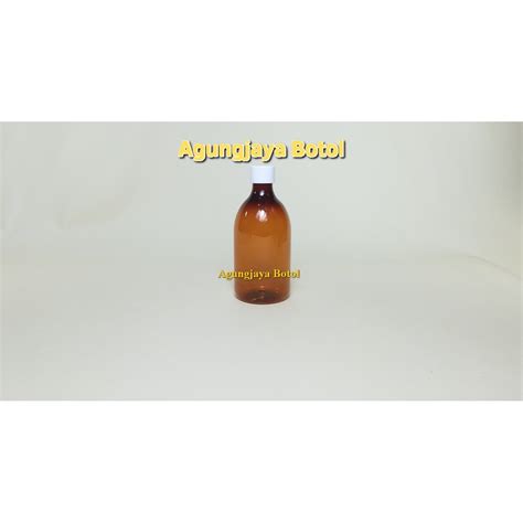 Jual Botol 300 Ml Scl Bulat Coklat Tutup Ulir Botol Plastik Botol