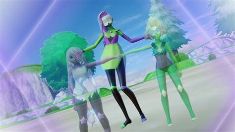 [mmd] Amethyst And Peridot Fusion Animation Youtube
