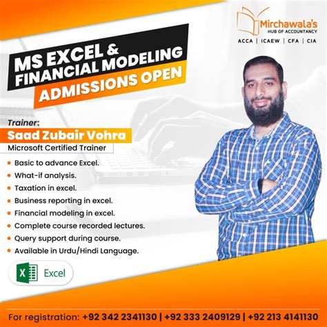 Ms Excel And Financial Modeling Recorded Course Available