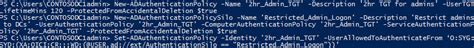 How To Create A Windows Server 2012 R2 Authentication Policy