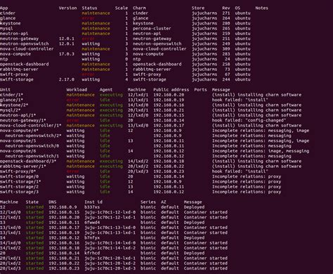 Juju Ubuntu 18 04 Openstack Deployment Hook Failed Install Ask Ubuntu