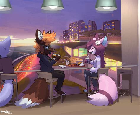 Fox Frens 3 Art By Me Vulkiri On Twitter Featuring My Fursona