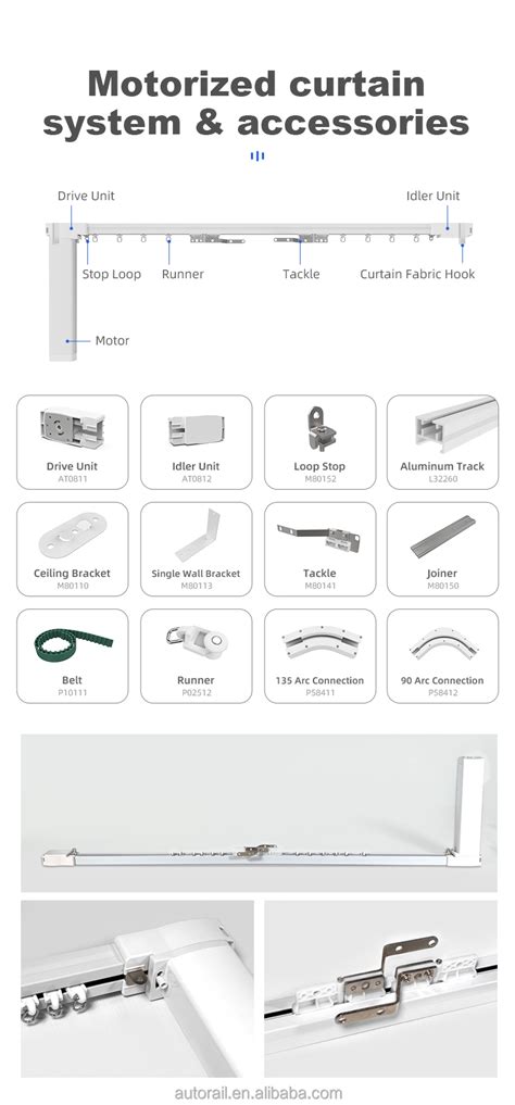 공급 전동 트랙 시스템 프로젝트 25 Nm 토크 24v 원격 제어 스마트 하우스 자동 커튼 모터 Buy 자동 커튼 모터자동 커튼 모터자동 커튼 모터 Product