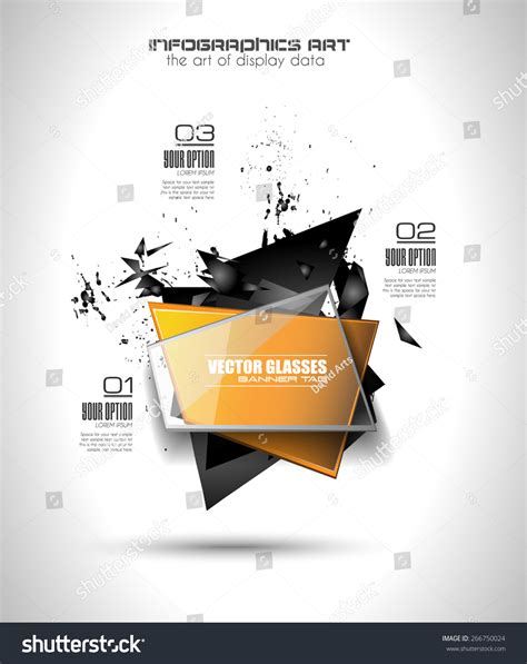 Infographic Layout Info Charts Item Classification Stock Vector Royalty Free 266750024