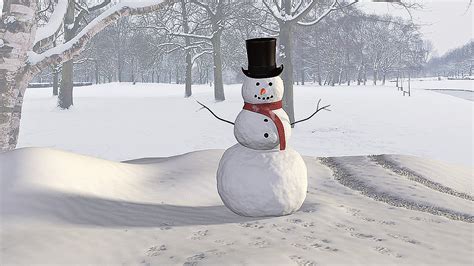 Snowman 3d Blender Contest Cg Cookie