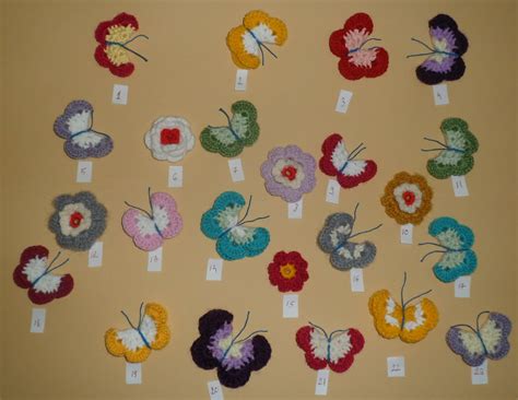 Crochet Monik Handmade Fluturi Mici 1 3 Lei