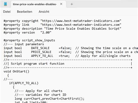 Time Price Scale Enables Disables Custom Script ⋆ Top Mt5 Indicators