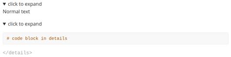 Html Details Section With Code Block Rendered Incorrectly · Issue 4216 · Typoratypora Issues