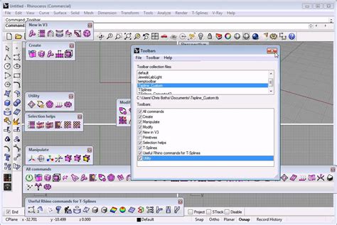 Setting Up Toolbars Youtube