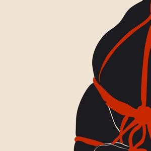 Tied Up Guy Wall Art Shibari Art Print Bdsm Wall Art Male Figure